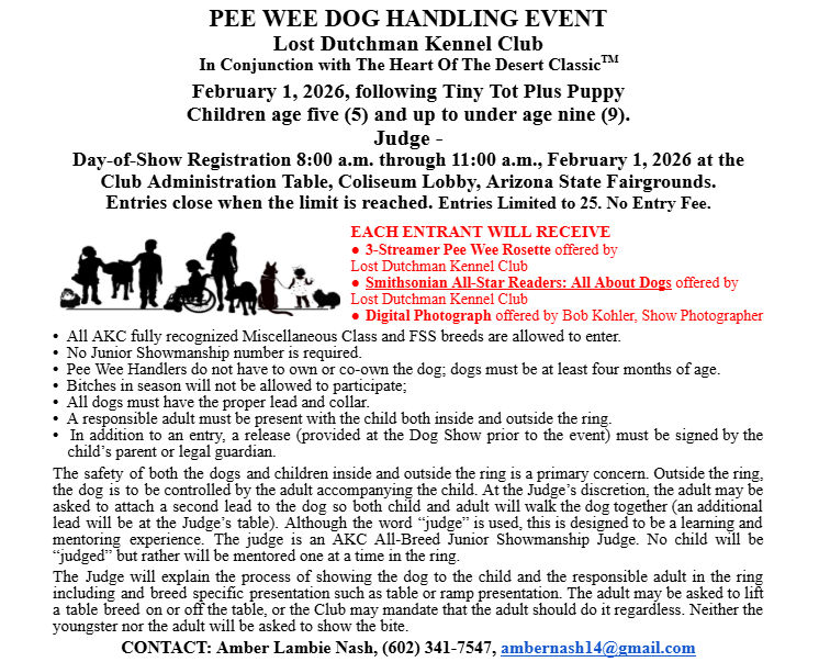 PeeWees and Tiny Tots – Heart of the Desert Classic